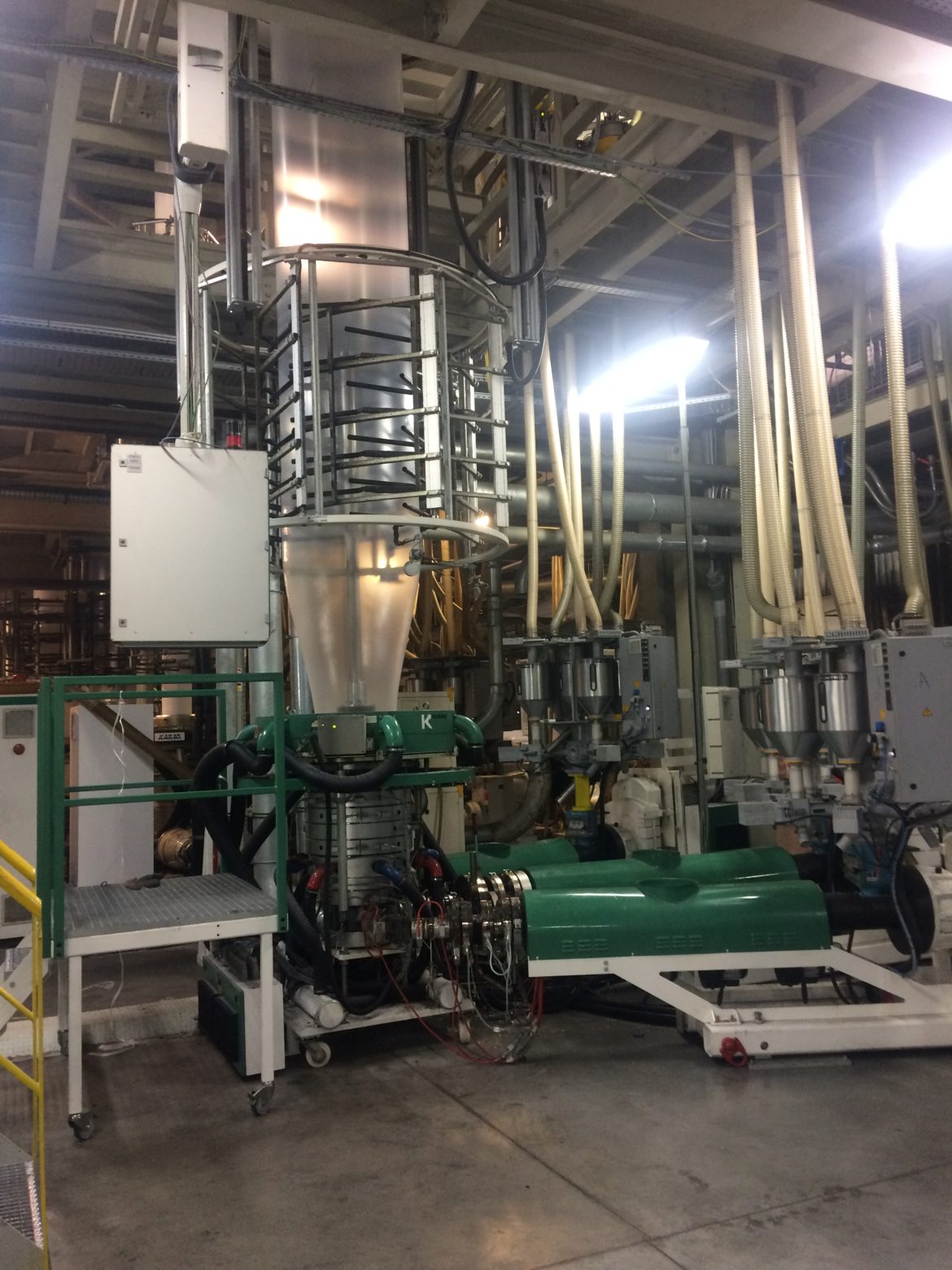 Coating for extrusion of plastic film or latest-generation paper